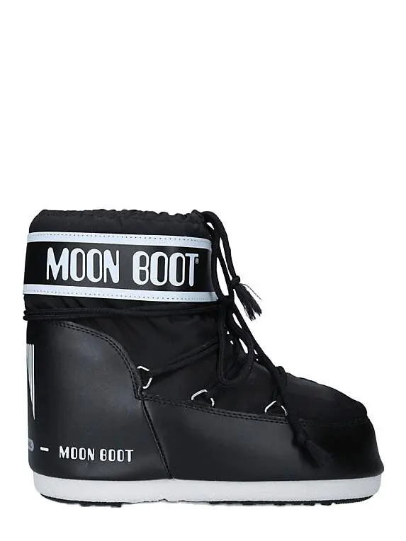 Moon Boot Icon Low Lace-up Nylon Snow Boots - Black