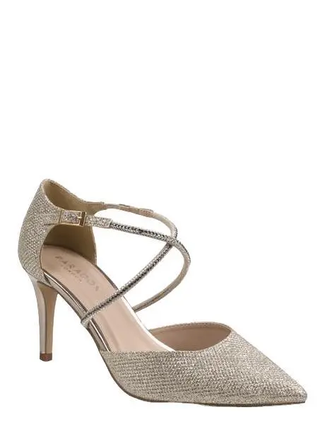 PARADOX LONDON PINK Kennedy Pointed Toe Pump - Champagne