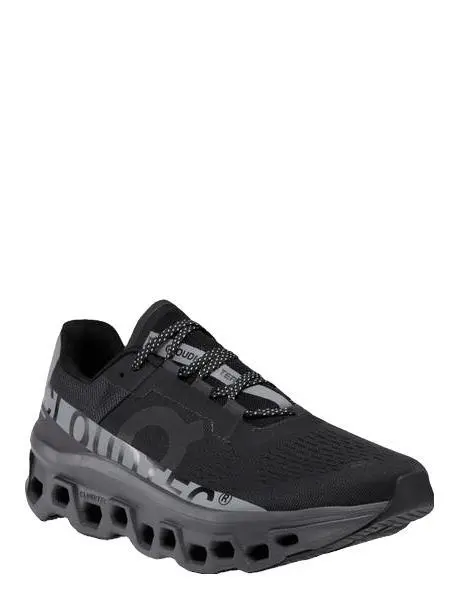 On Cloudmonster Lumos Running Shoe - Black