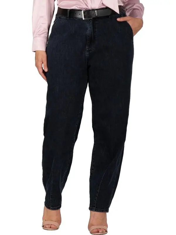 STANDARDS & PRACTICES High-waist Straight Leg Jeans - Blackstone