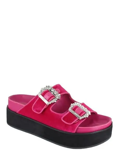 ZIGI Rosalinda Platform Slide Sandal - Fuchsia