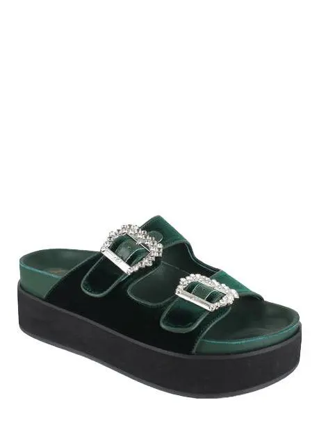 ZIGI Rosalinda Platform Slide Sandal - Green