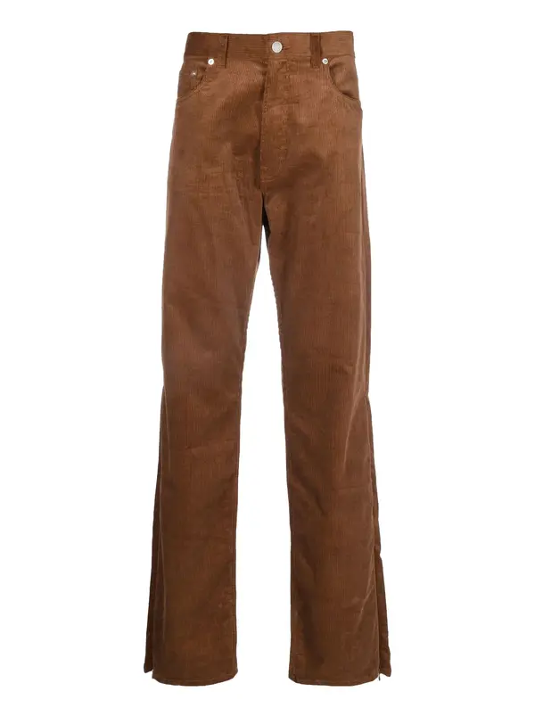 VTMNTS Straight-leg Corduroy Trousers - Brown