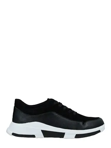 Fitflop Soft Leather Sneakers - Black