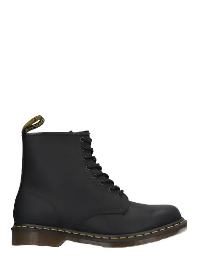 Dr. Martens Leather Ankle Combat Boots - Black