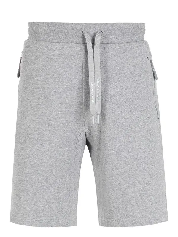 Armani Exchange Drawstring Track Shorts - Grey