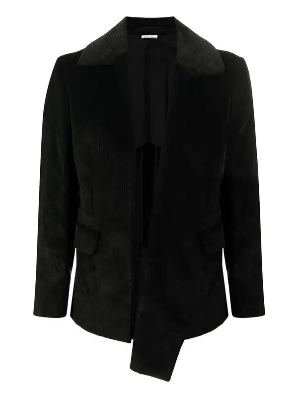 Comme Des Garçons Corduroy Single-breasted Blazer - Black
