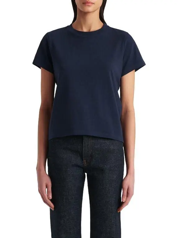 Khaite Emmylou Cotton T-shirt - Indigo