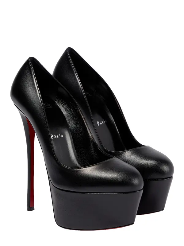 CHRISTIAN LOUBOUTIN Dolly 160 Leather Pumps - Black