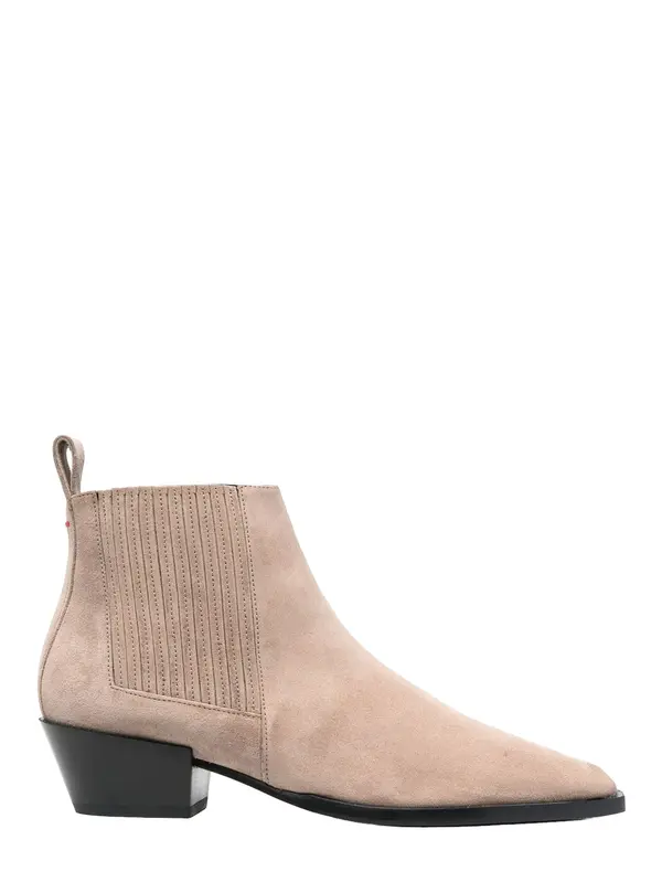 AeydĒ Bea 40mm Suede Boots - Grey