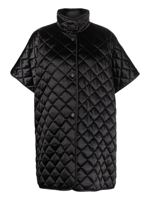 Boutique Moschino Quilted Coat - Black