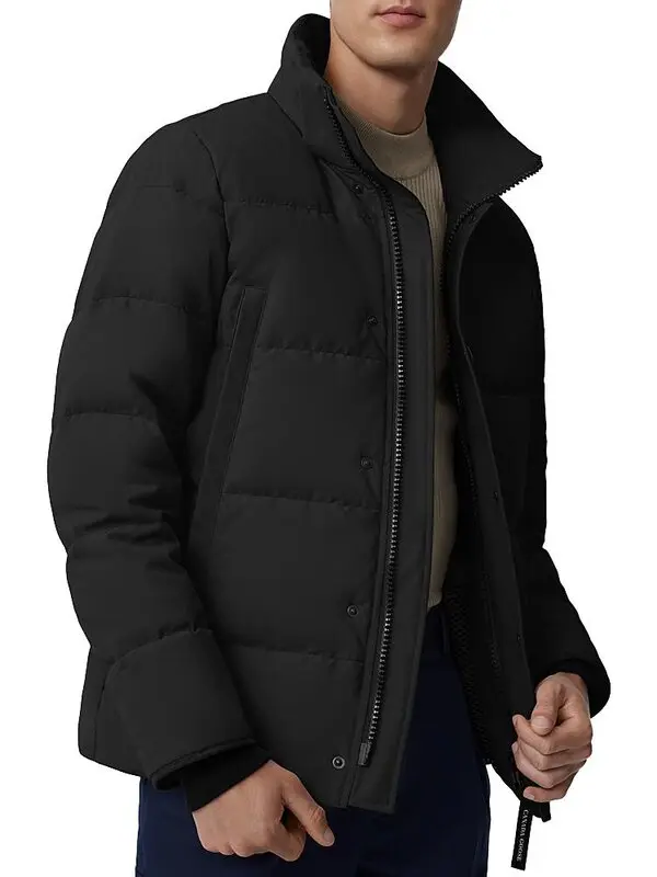 Canada Goose Label Wyndham Down Parka - Black
