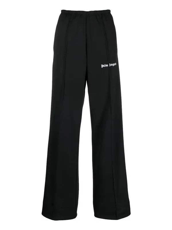 Palm Angels Logo-print Track Pants - Black