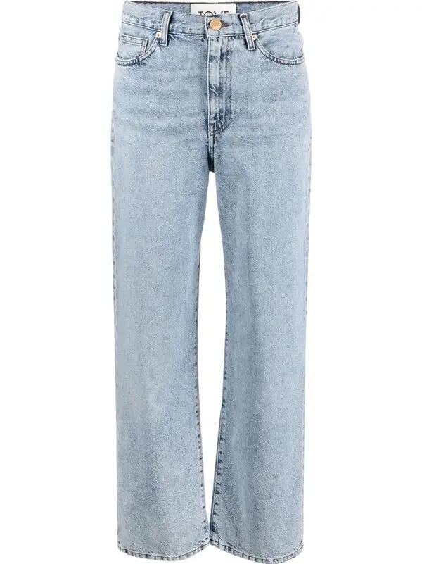 Tove Sofie Straight-leg Boyfriend Jeans - Blue