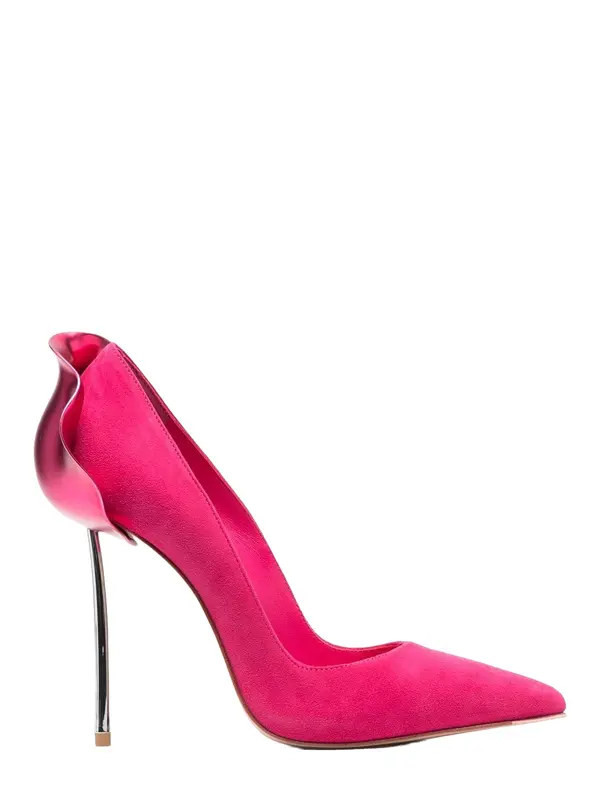 LE SILLA Petalo 120mm Suede Pumps - Pink