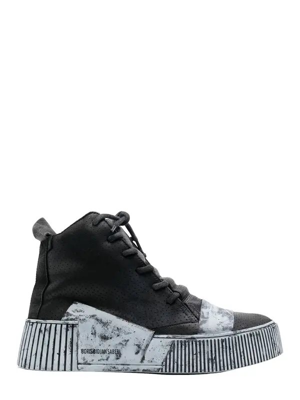 Boris Bidjan Saberi Bamba Platform High-top Sneakers - Black