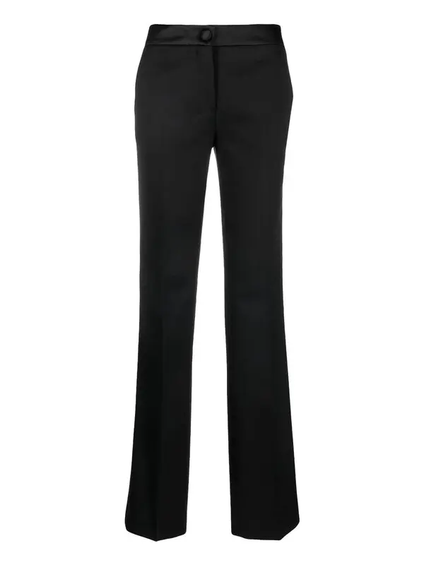MAISON MARGIELA Four-stitch Tailored Tuxedo Trousers - Black