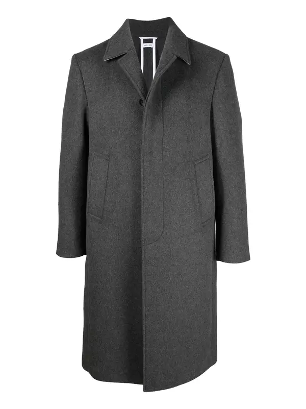 Thom Browne Single-breasted Coat - Grey