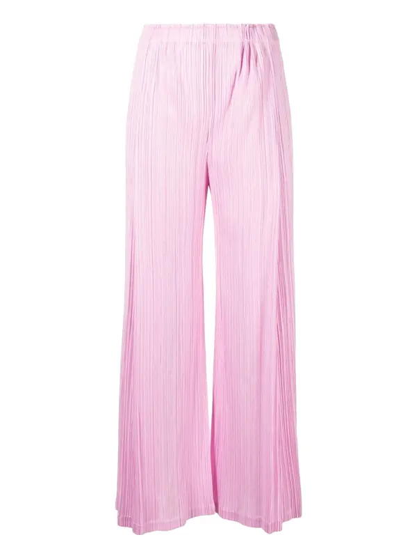 Issey Miyake September Plissé Trousers - Pink