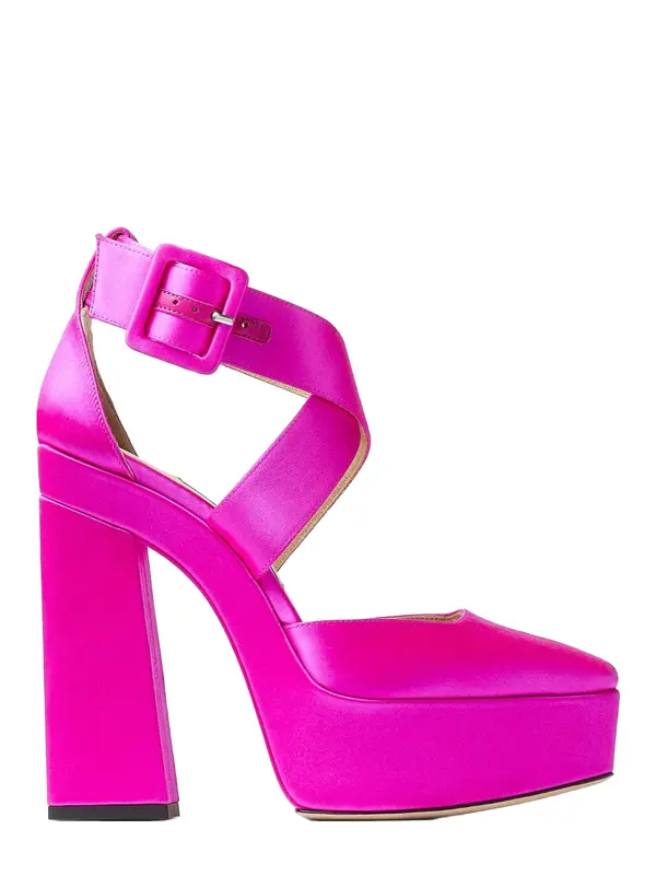 JIMMY CHOO Gian 140mm Platform Pumps - Pink