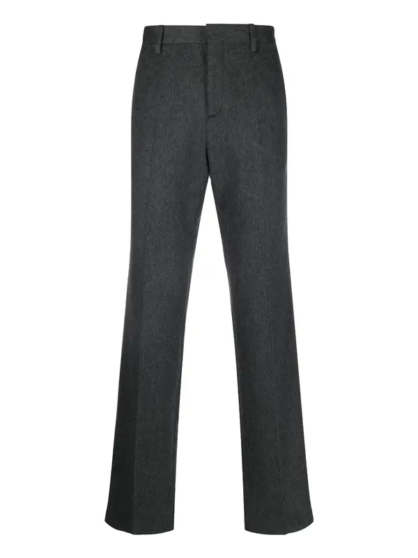 Off-White Straight-leg Trousers - Grey