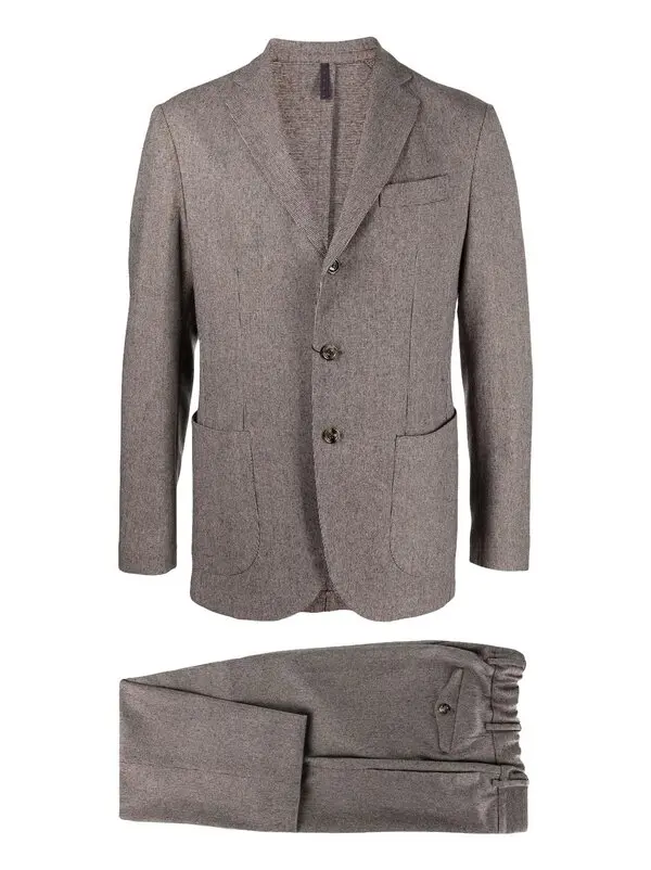 DELL'OGLIO Single-breasted Two-piece Suit - Neutrals