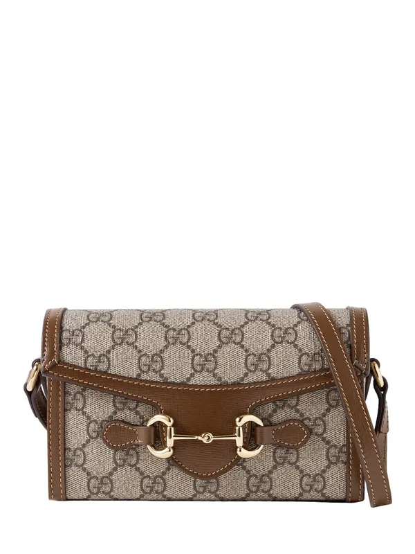 Gucci Horsebit 1955 Mini Shoulder Bag - Brown