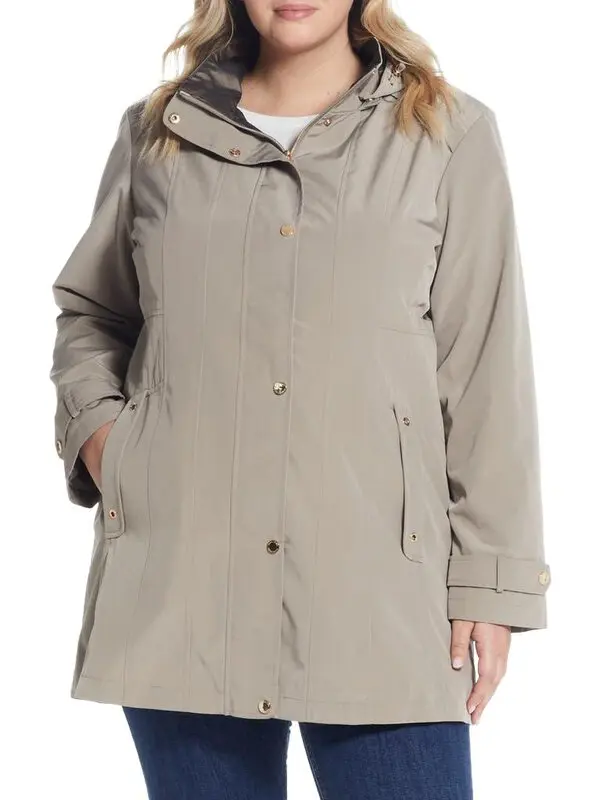 Gallery Water Resistant Raincoat - Mushroom