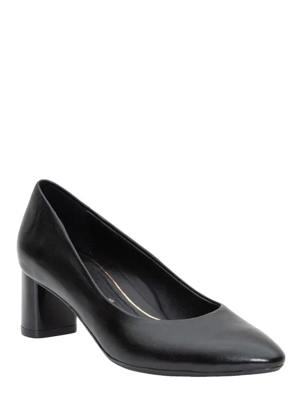 ARA Lancashire Pumps - Black Nappa