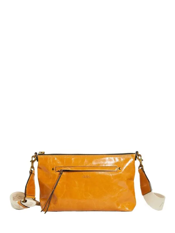 Isabel Marant Nessah Wardy Leather Crossbody Bag - Honey