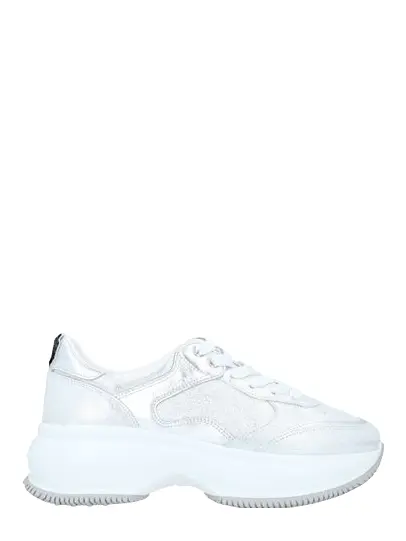 Hogan Leather Chunky Sneakers - Silver