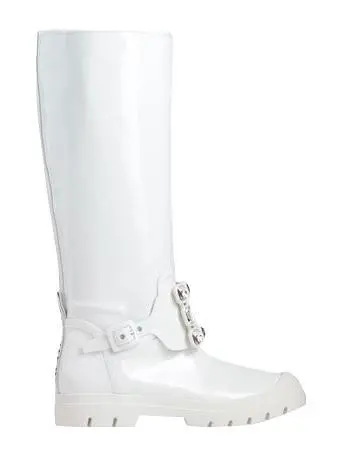 ROGER VIVIER Rubber Rain Boots - White