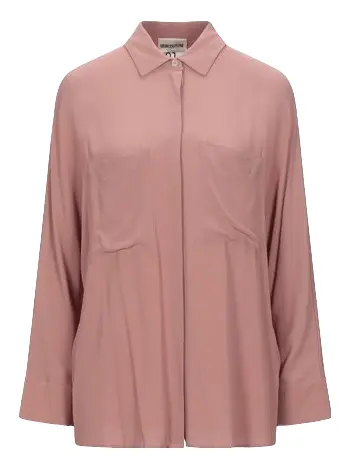 SEMICOUTURE Crepe Shirt - Pink