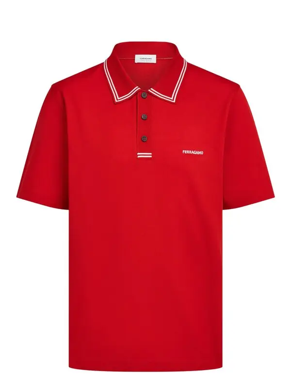 FERRAGAMO Polo - Red