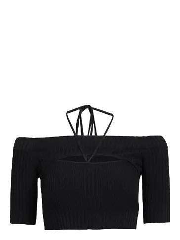 ANDREĀDAMO Knit Top - Black