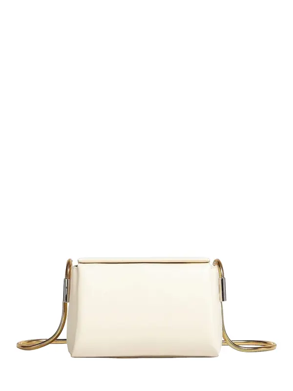 Marni Round Snake Chain Shoulder Bag - Neutrals