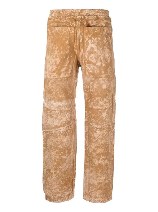 RANRA Bleached-effect Ripstop Trousers - Neutrals