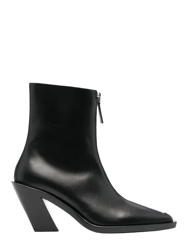 ELLEME Sculpted 85mm Block-heel Boots - Black
