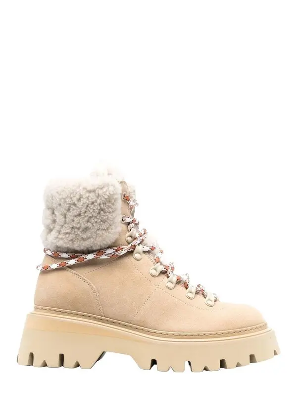 Woolrich Sheepskin Hiking Boots - Neutrals