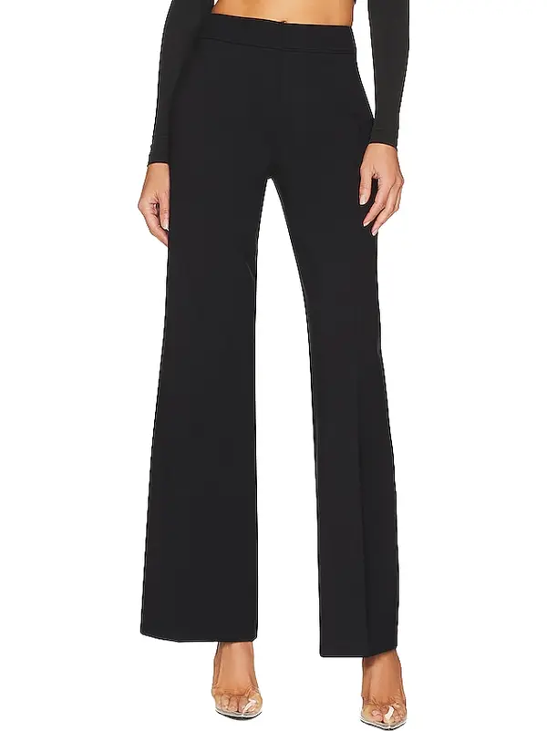 Spanx Perfectfit Ponte Wide Leg Pant - Classic Black