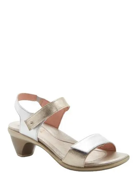 Naot Extant Sandal - Soft Silver/ Radiant Gold