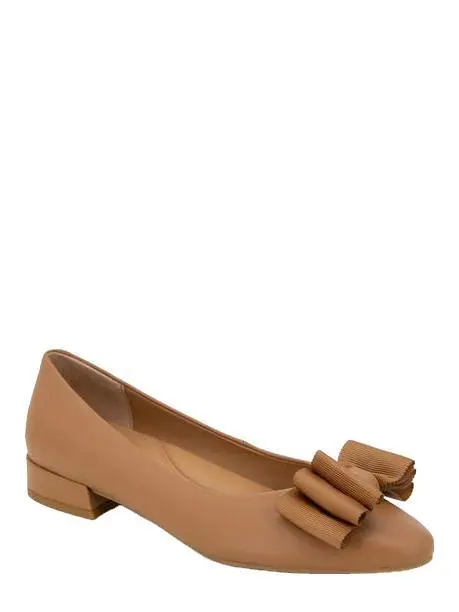 Gentle Souls By Kenneth Cole Atlas Flat - Camel Leather
