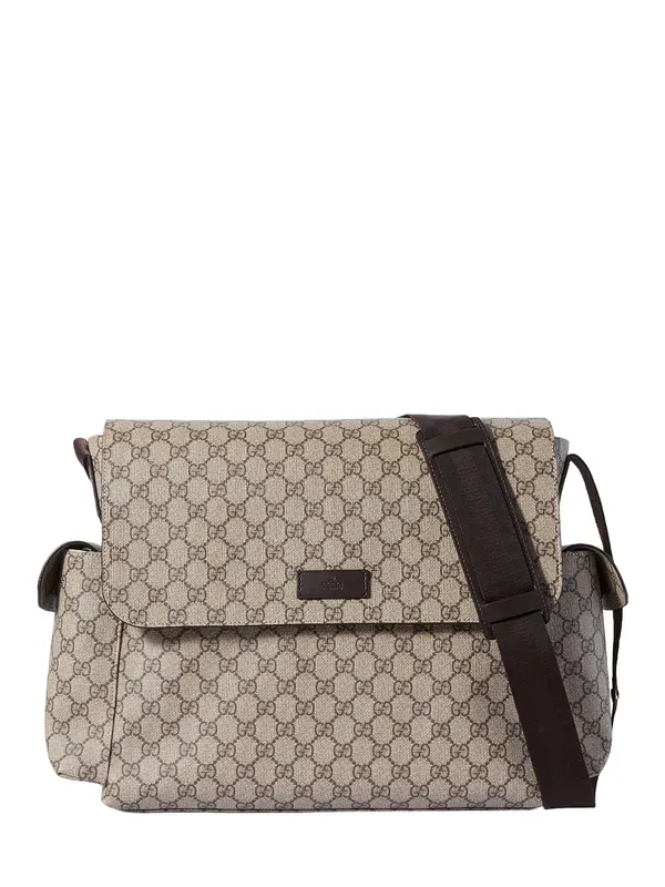 Gucci Ophidia Printed Coated-canvas Diaper Bag - Neutrals