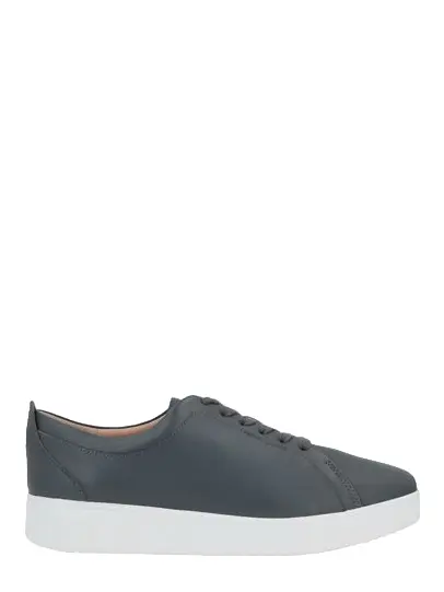 Fitflop Soft Leather Sneakers - Grey