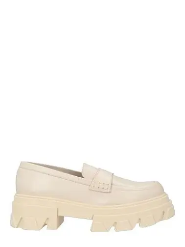 ALOHAS Leather Chunky Loafers - White