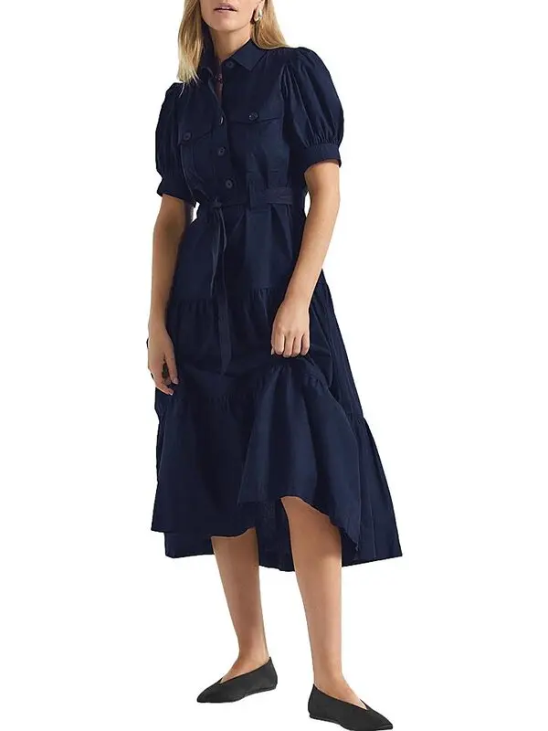 Derek Lam 10 Crosby Buffy Utility Dress - Midnight