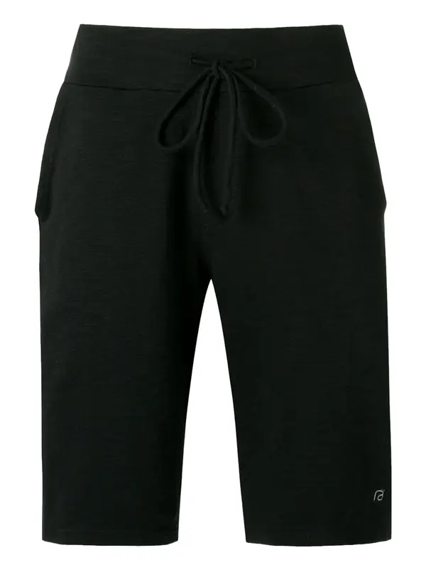 AMIR SLAMA Embroidered Knee-length Shorts - Black