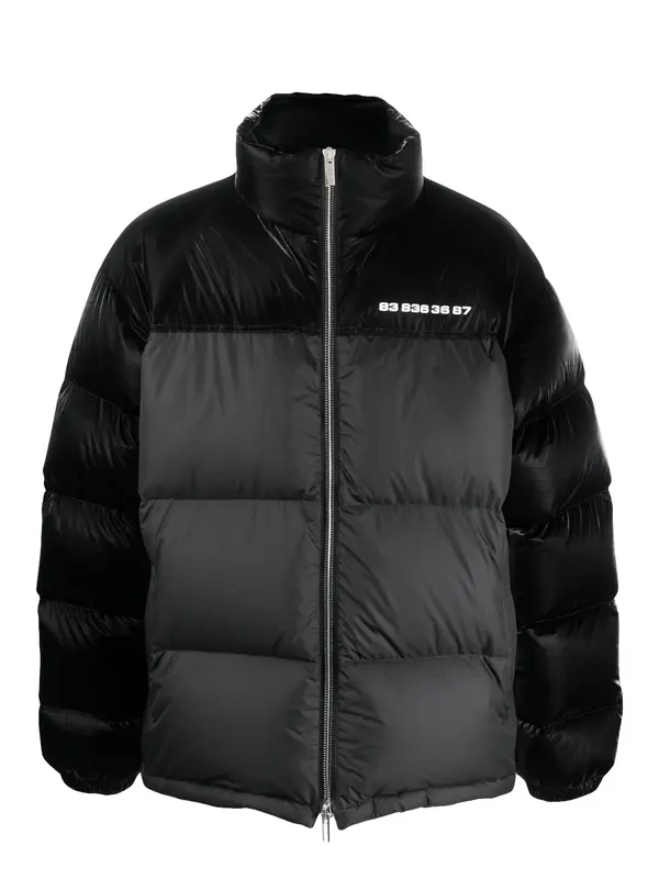 VTMNTS Two-tone Down Jacket - Black