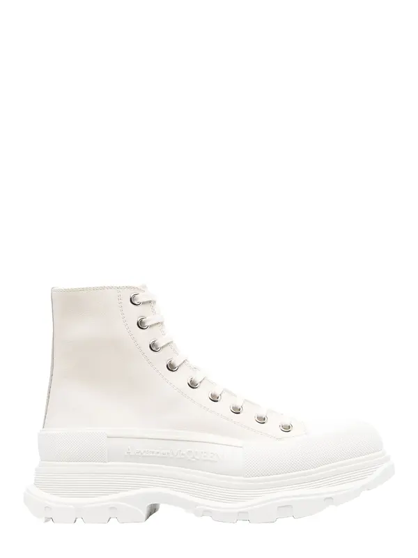 Alexander McQueen Tread Slick High-top Sneakers - Neutrals