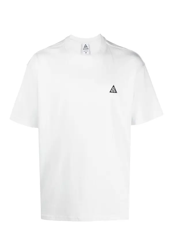 Nike Logo-embroidered T-shirt - White
